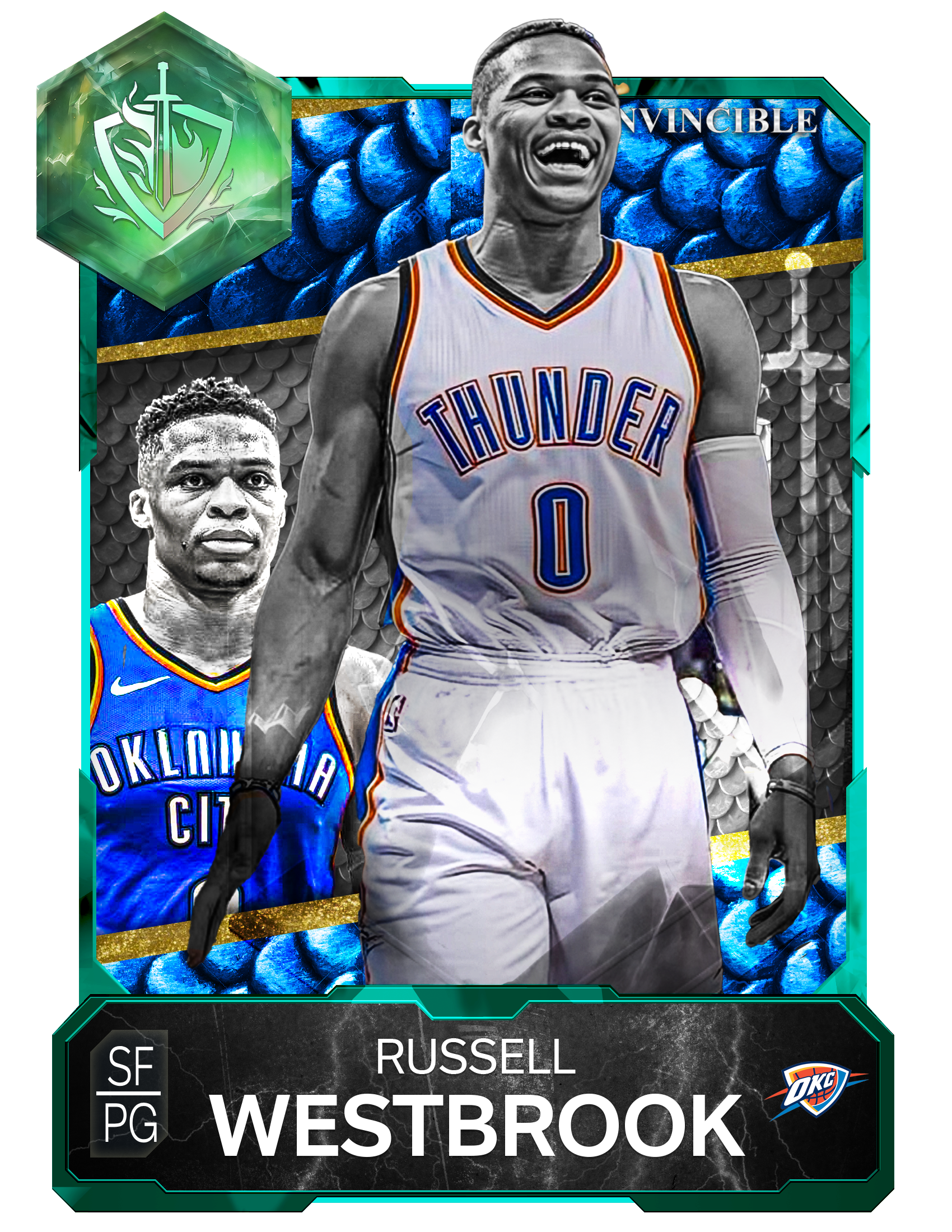 2KDB MyTEAM Database | NBA 2K Custom Card (First invincible card ever ...