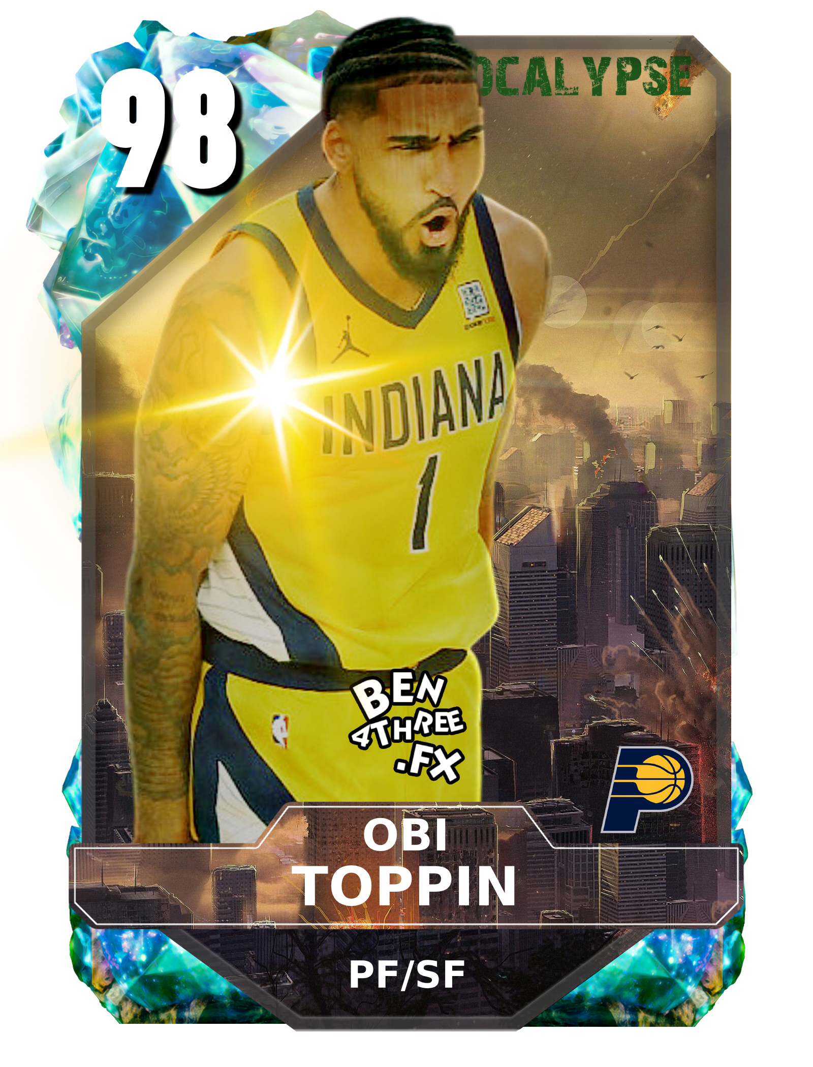 2KDB MyTEAM Database | NBA 2K Custom Card (OBI TOPPIN) by ben4three.fx ...
