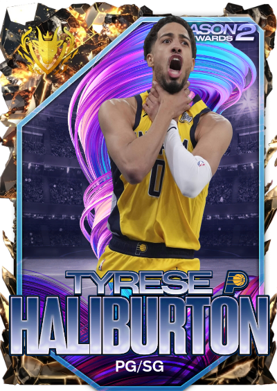 2KDB MyTEAM Database | NBA 2K Custom Card (Tyrese Haliburton) by NBA ...
