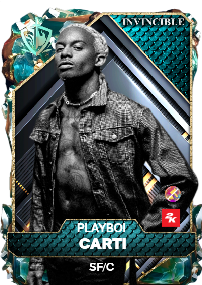 2KDB MyTEAM Database | NBA 2K Custom Card (Playboi Carti Invincible ...