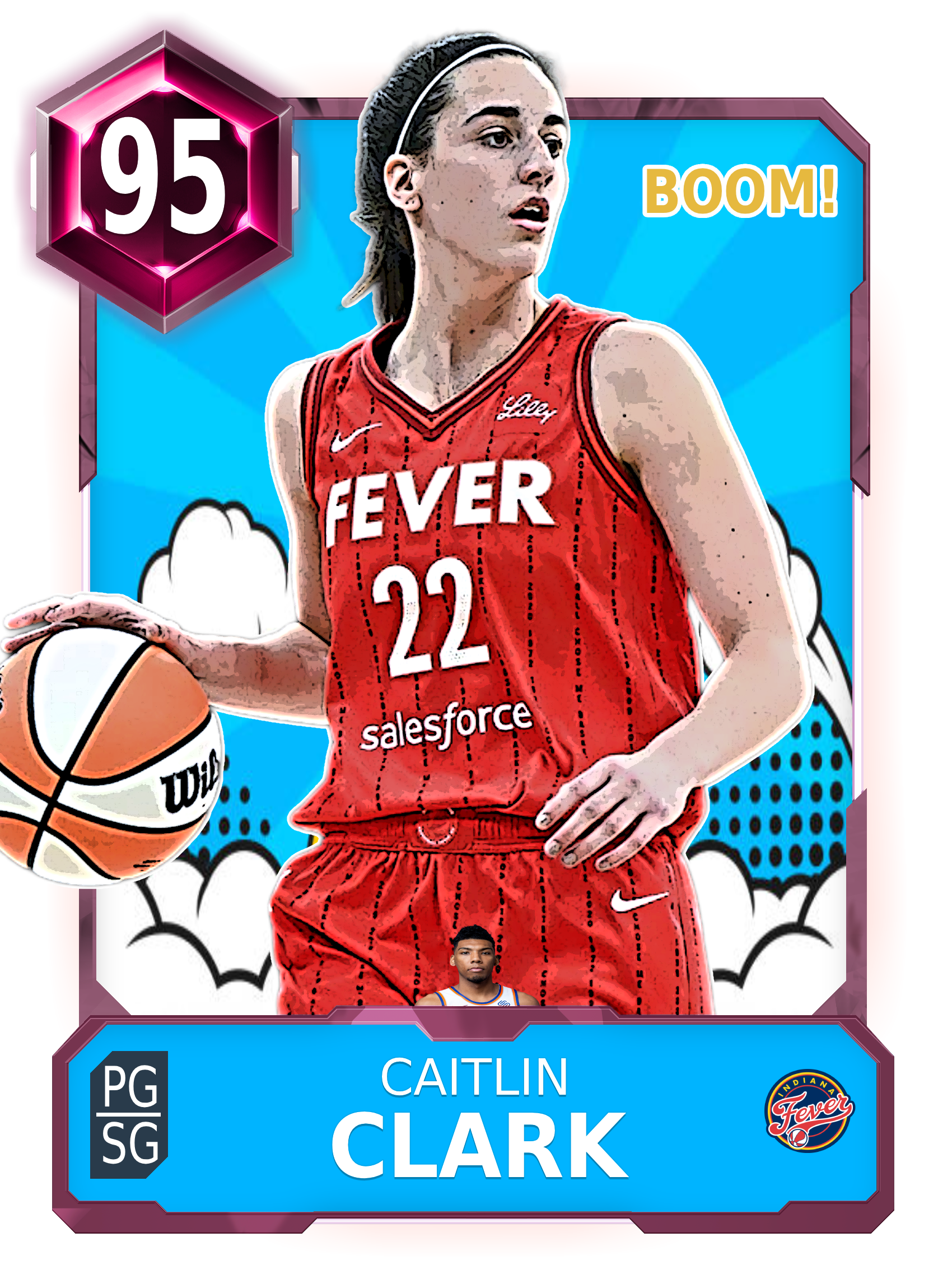 NBA 2K26 | 2KDB MyTEAM NBA 2K Custom Card (ms clark) by theeALONZO TRIER