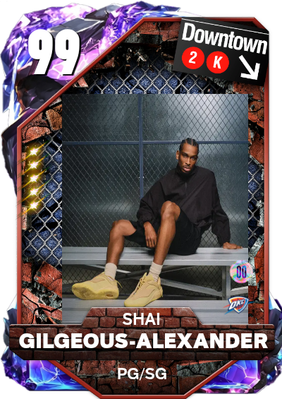 2KDB MyTEAM Database | NBA 2K Custom Card (SGA down town) by SGA ...