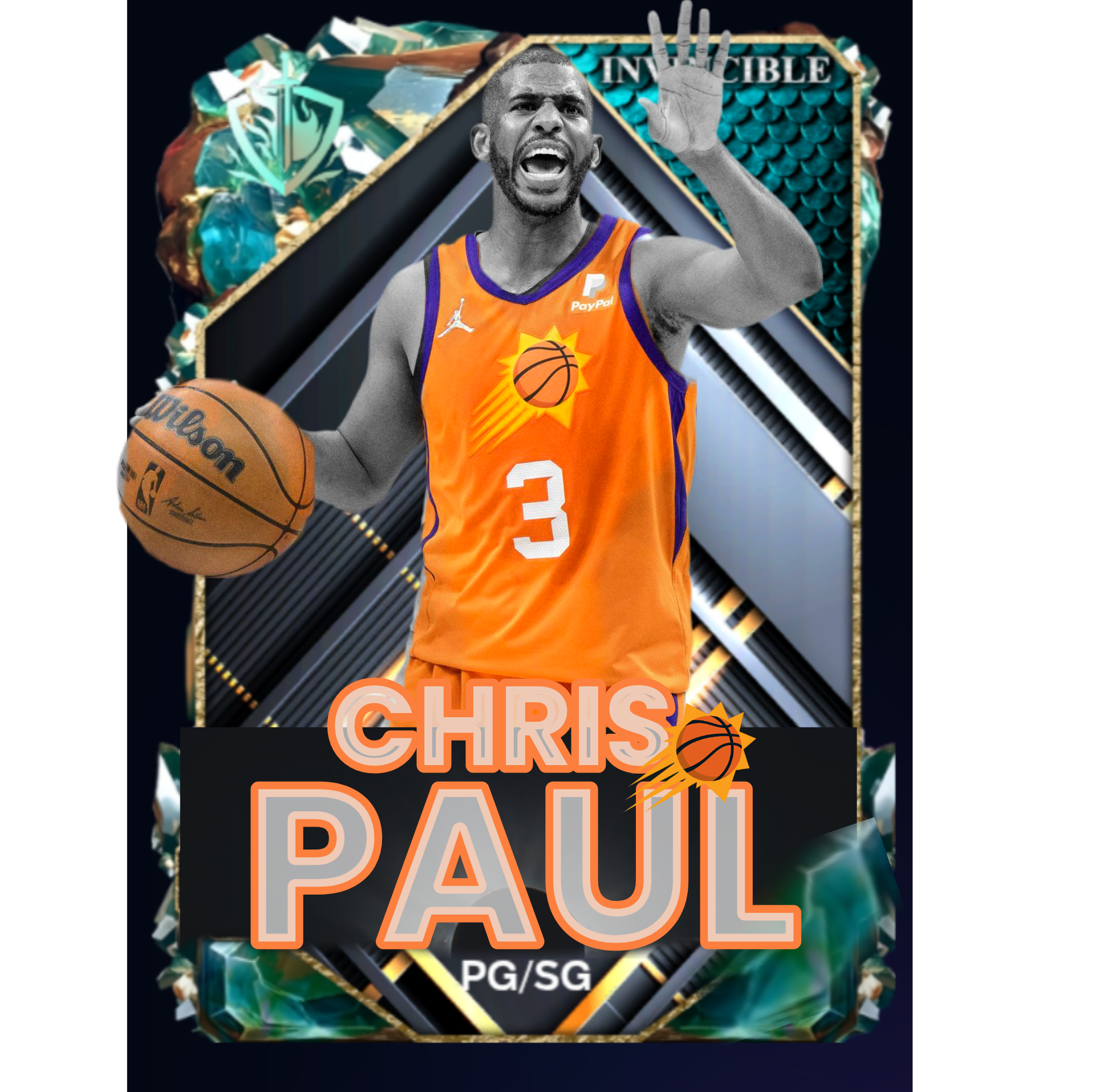 NBA 2K25 | 2KDB MyTEAM NBA 2K Custom Card (CP3 ) by Clem
