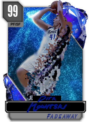 NBA 2K25 | 2KDB MyTEAM NBA 2K Custom Card (Dirk fade master, probably my best card im new at ...