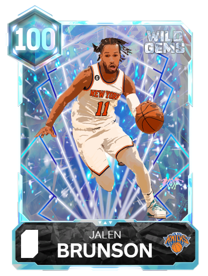 2KDB MyTEAM Database | NBA 2K Custom Card (100 OVR Wild Gems Jalen ...