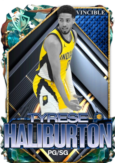 2KDB MyTEAM Database | NBA 2K Custom Card (Invincible Tyrese Haliburton) by AvatarWizard10 | NBA ...