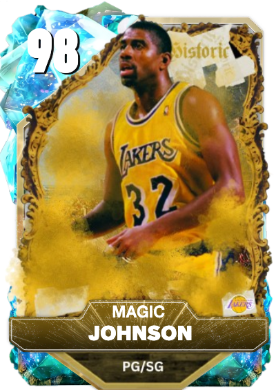 2KDB MyTEAM Database | NBA 2K Custom Card (Magic Johnson 2K25 Historic ...