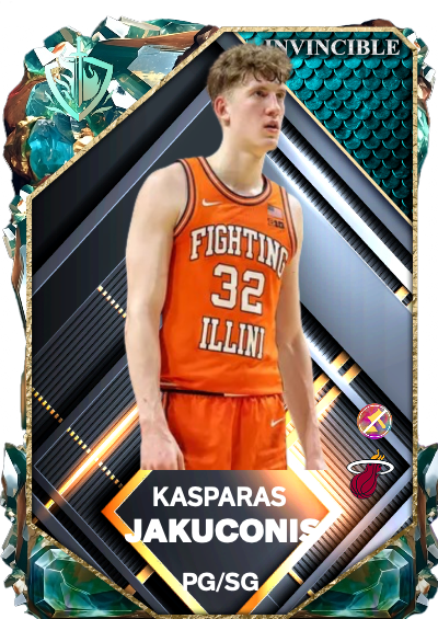 NBA 2K26 | 2KDB MyTEAM NBA 2K Custom Card (Invincible Kasparas Jakuconis) by DWTHEGOAT