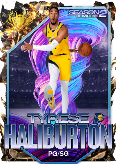 NBA 2K25 | 2KDB MyTEAM NBA 2K Custom Card (Tyrese Haliburton) by nba goat