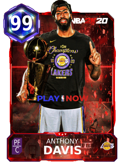2KDB MyTEAM Database | NBA 2K Custom Card (2K20 AD (ooferdoodle inspo ...
