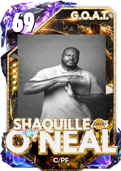 2KDB MyTEAM Database | NBA 2K Custom Card (Shaq) by diddyblud | NBA 2K26