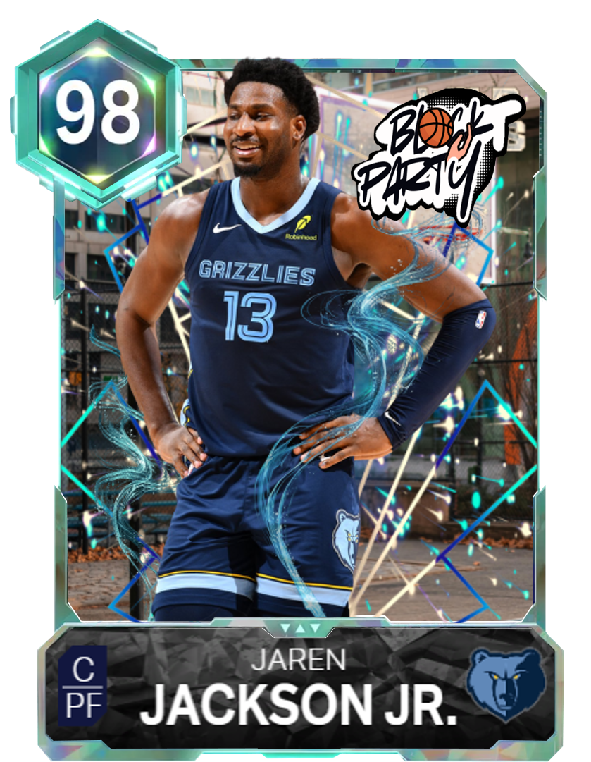 2KDB MyTEAM Database | NBA 2K Custom Card (Block Party Jaren Jackson Jr ...