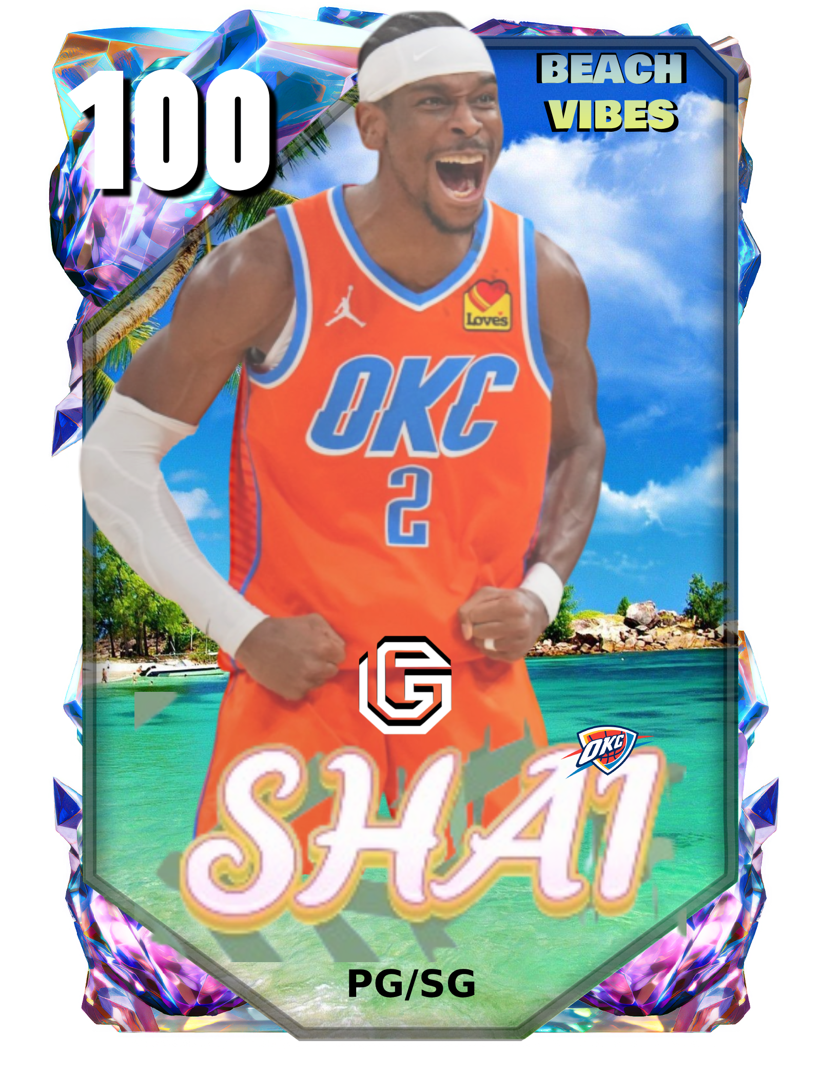 2KDB MyTEAM Database | NBA 2K Custom Card (SGA/MVP/OKC in 6) by ...