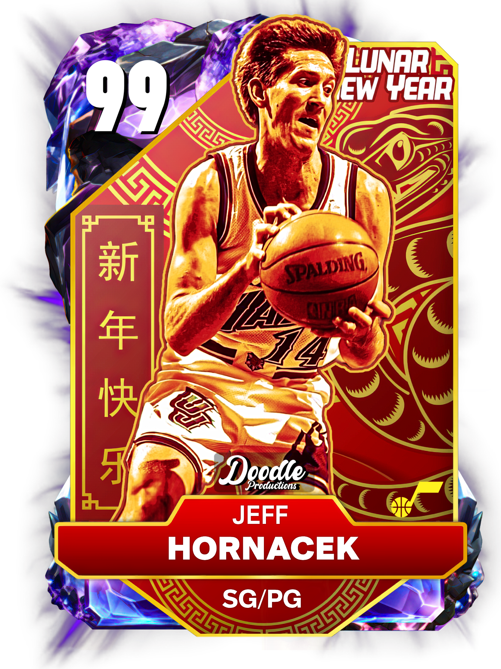 2KDB MyTEAM Database | NBA 2K Custom Card (Jeff Hornacek Dark Matter ...