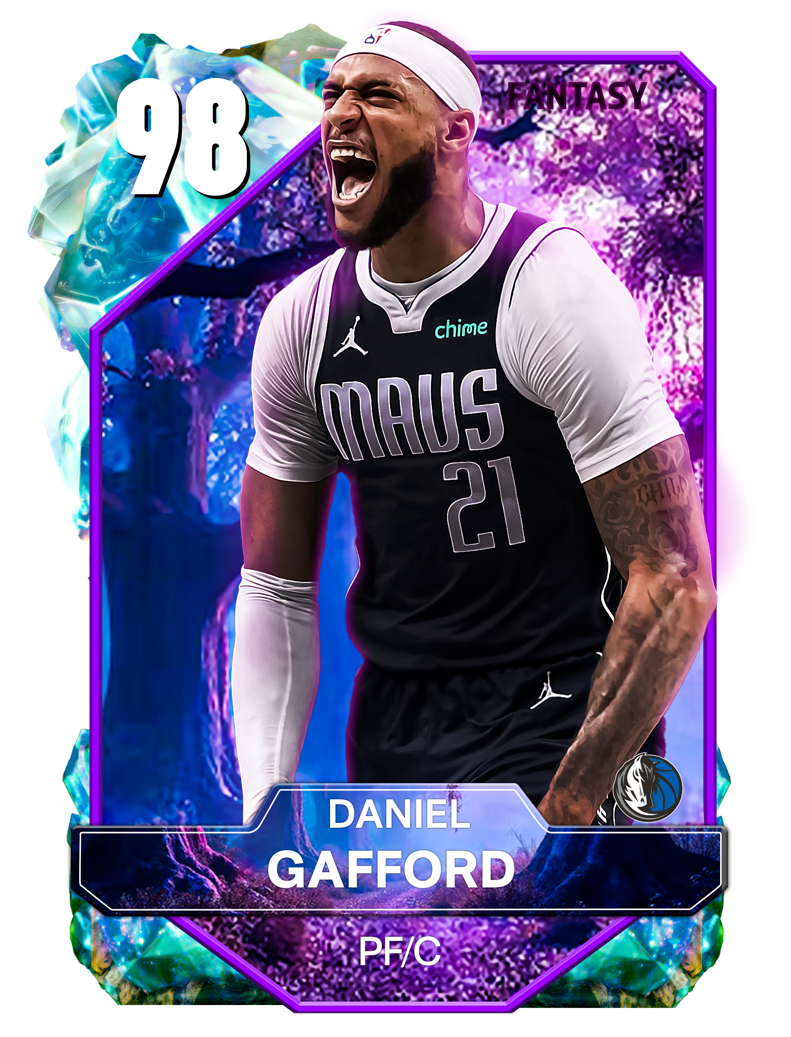 NBA 2K25 | 2KDB MyTEAM NBA 2K Custom Card (Gafford + set = w set) by Kreuz