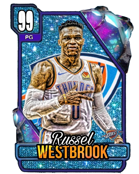 NBA 2K25 | 2KDB MyTEAM NBA 2K Custom Card (Russ) by icymonke