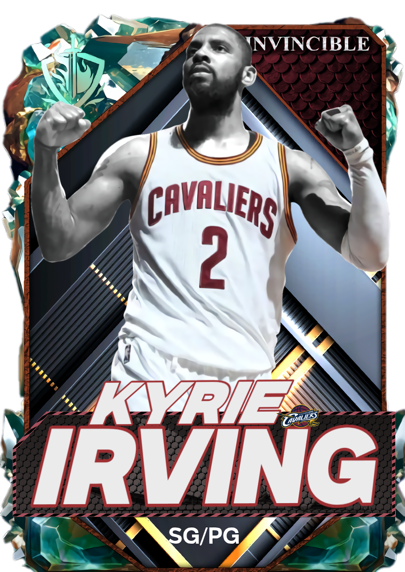 2KDB MyTEAM Database | NBA 2K Custom Card (Invincible Kyrie Irving) by ...