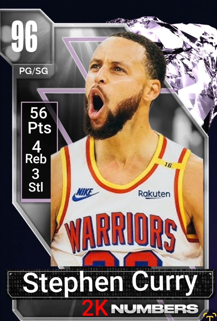 NBA 2K26 | 2KDB MyTEAM NBA 2K Custom Card (Numbers) by Kobe 147