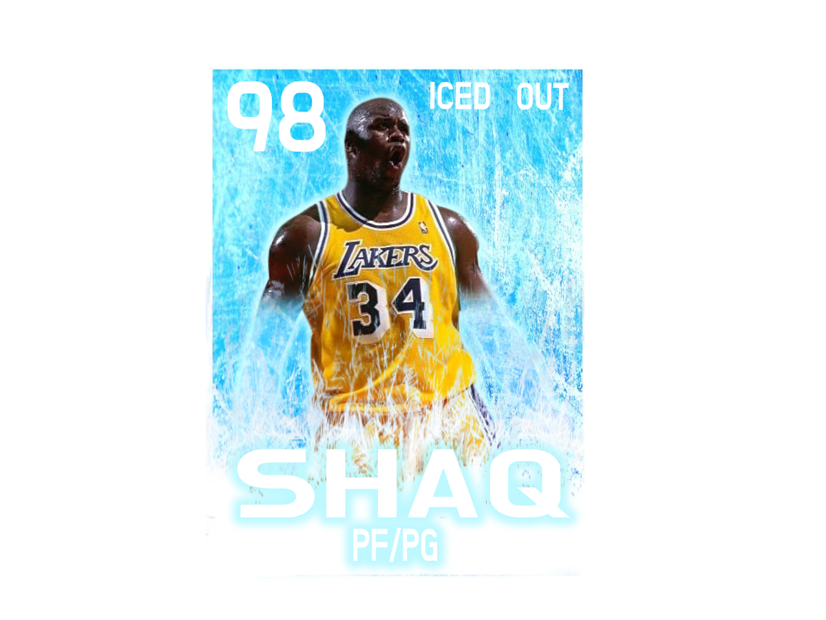 NBA 2K25 | 2KDB MyTEAM NBA 2K Custom Card (ICED OUT SHAQ) by theeALONZO ...