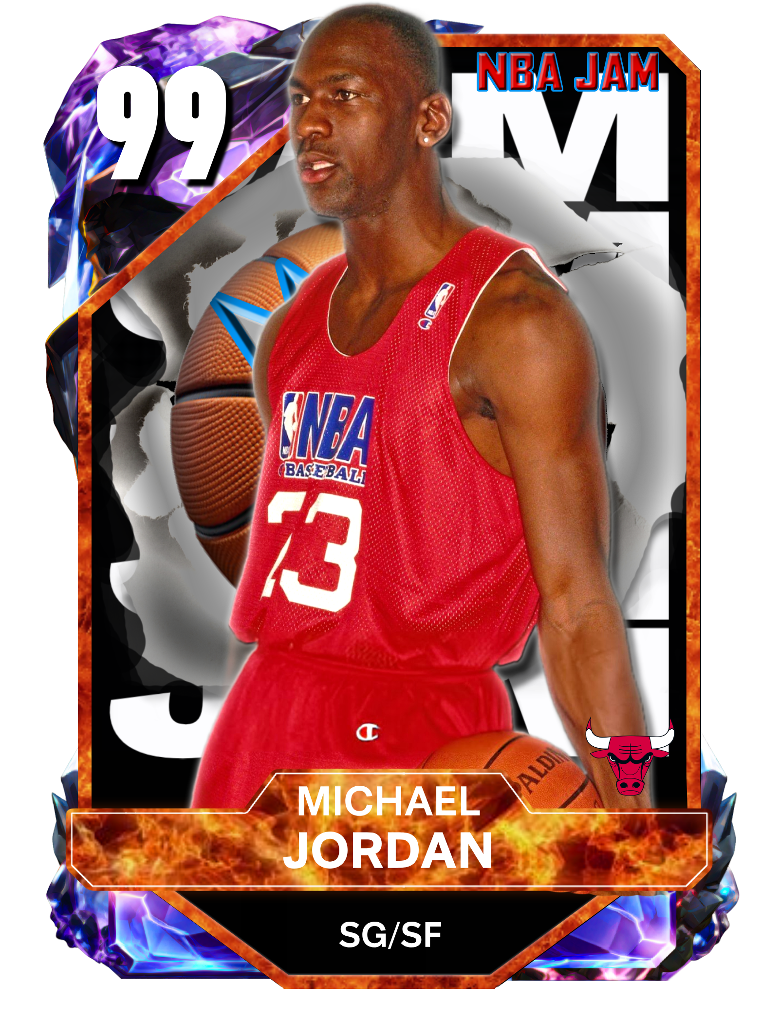 2KDB MyTEAM Database | NBA 2K Custom Card (NBA Jam with MJ) by broski ...
