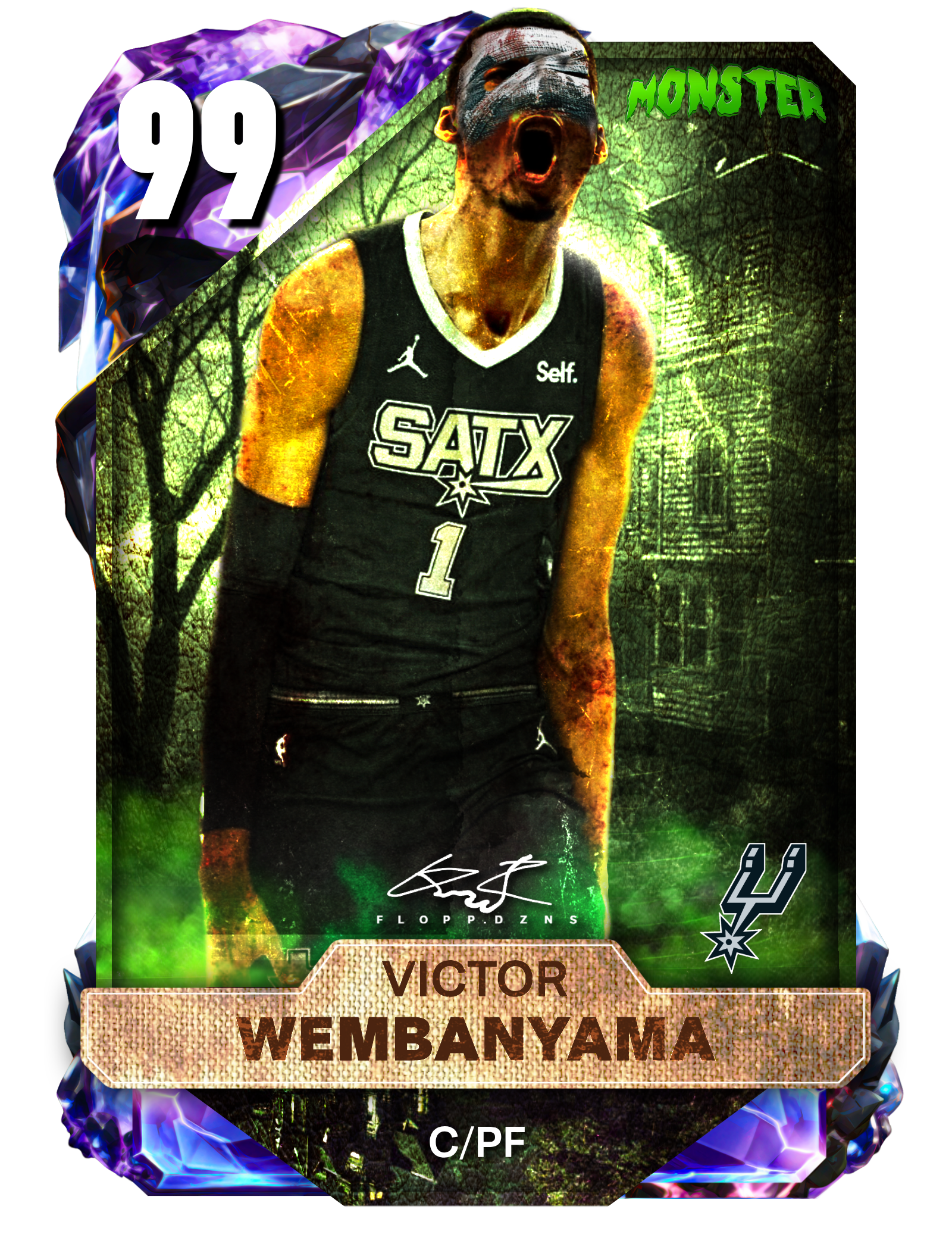 2KDB MyTEAM Database | NBA 2K Custom Card (Monster Vic) by Flopp | NBA 2K26