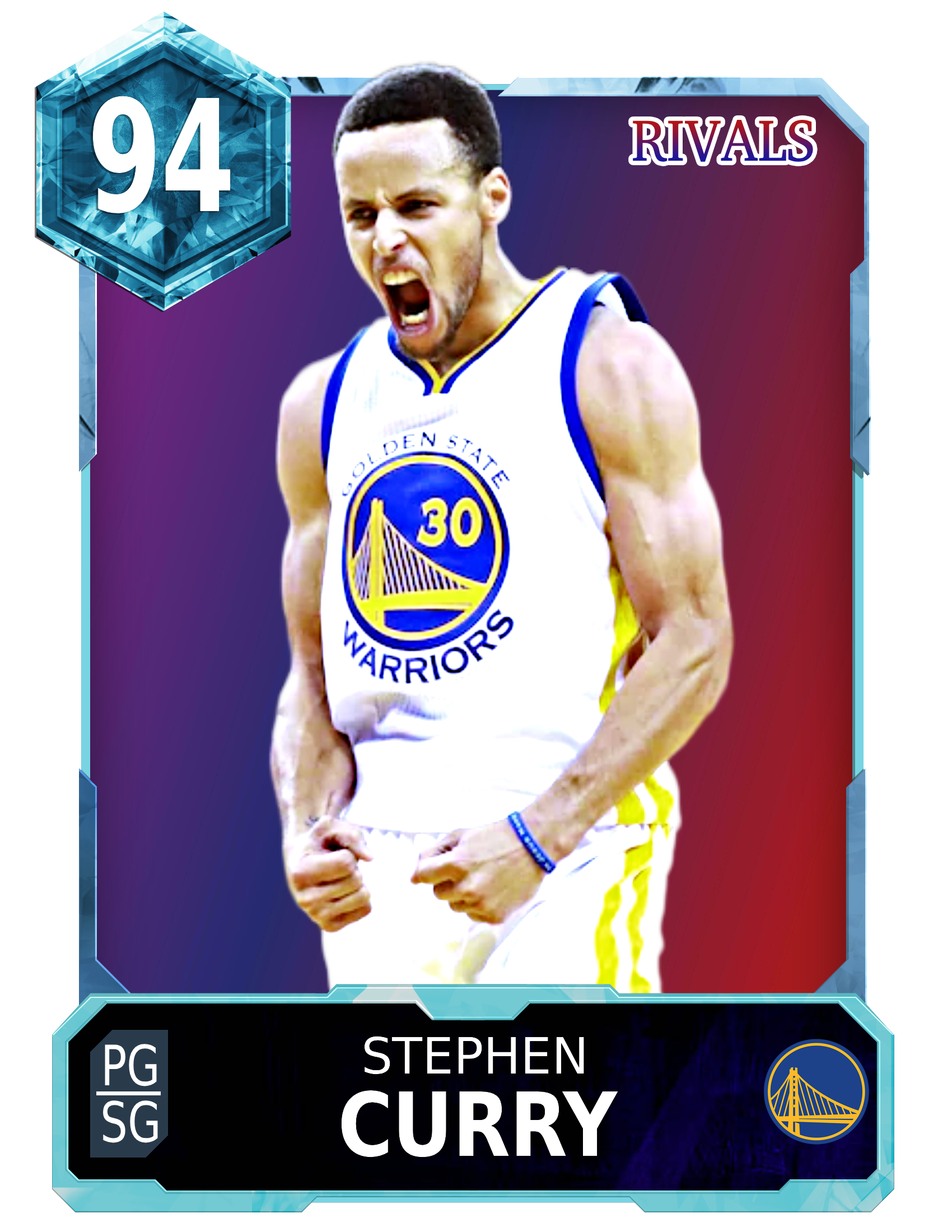 2KDB MyTEAM Database | NBA 2K Custom Card (RIVALS STEPHEN CURRY) by ...