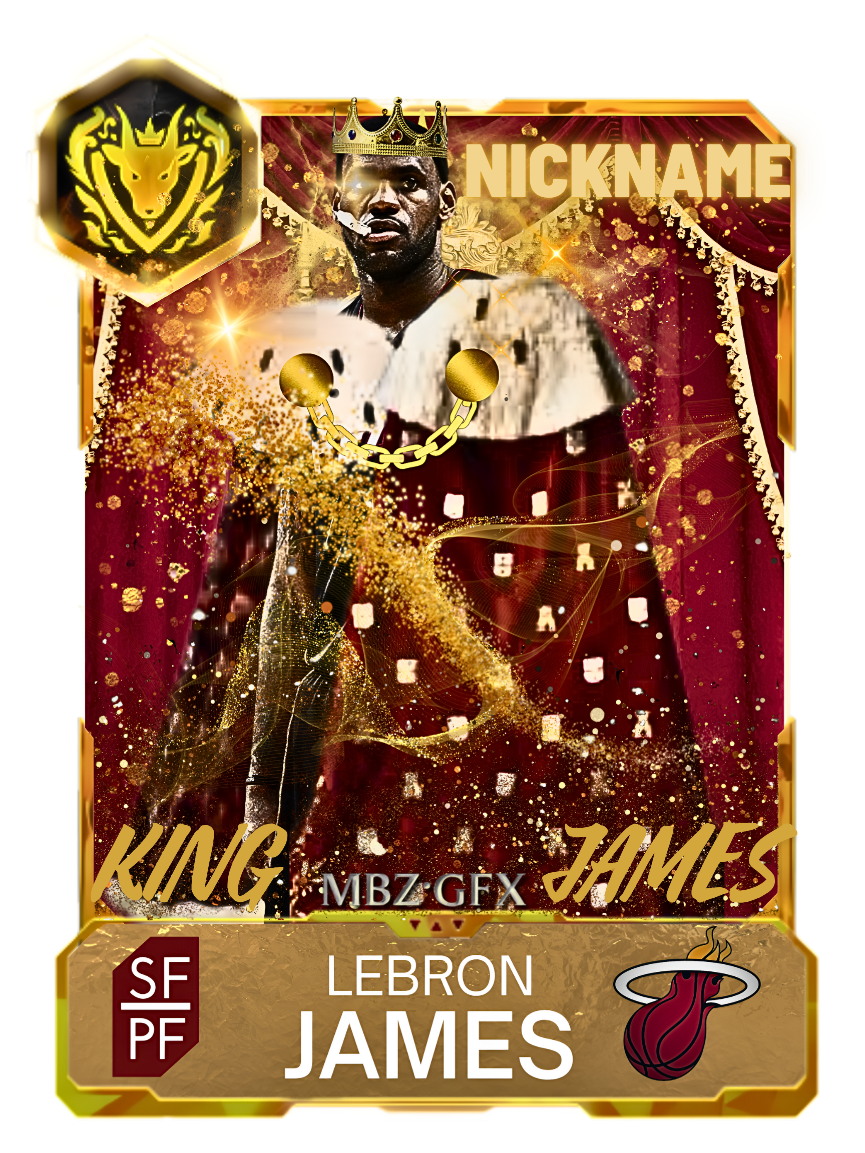 2KDB MyTEAM Database | NBA 2K Custom Card (Fit for a king) by MBZ | NBA ...