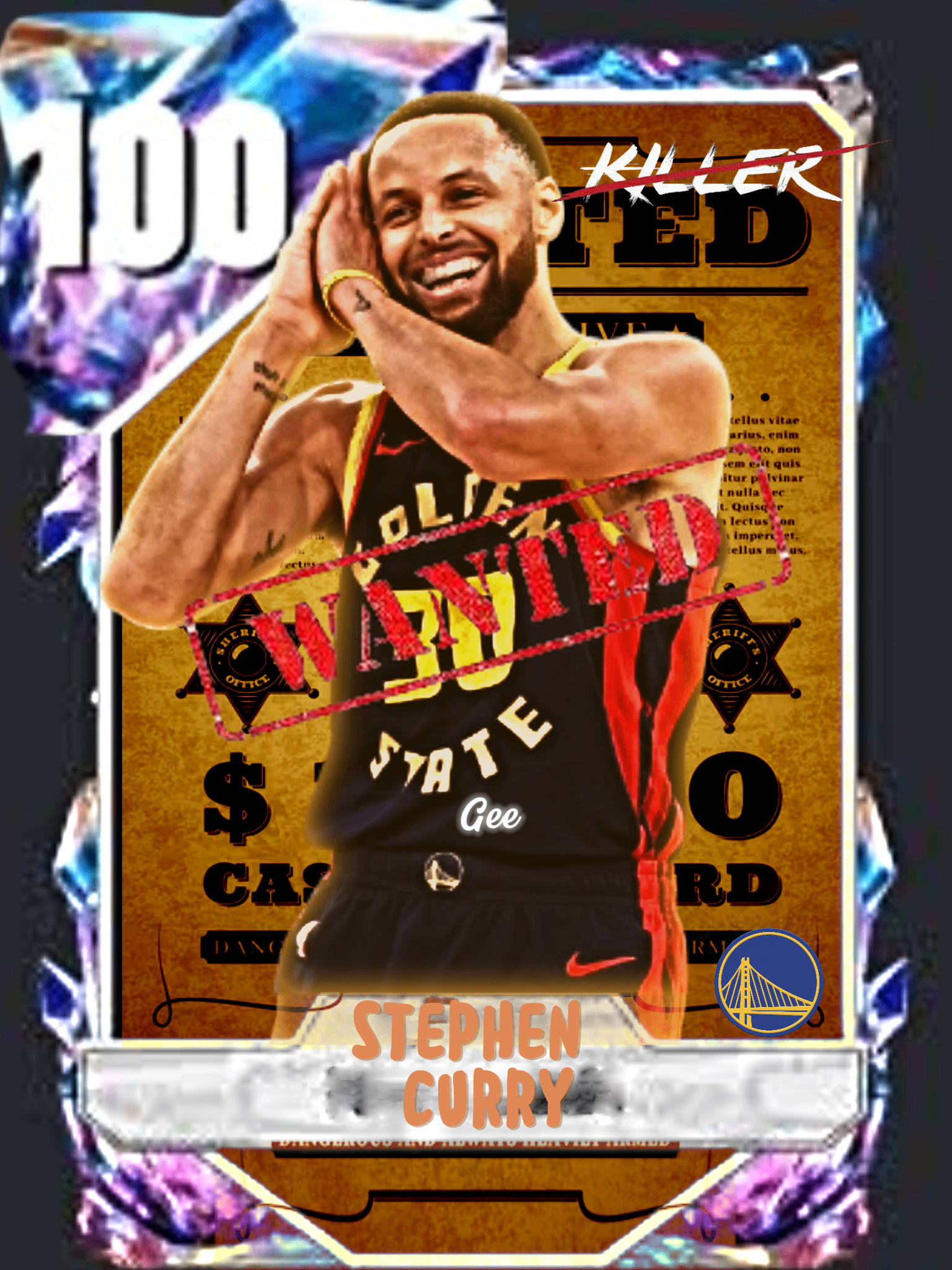 2KDB MyTEAM Database | NBA 2K Custom Card (chef curry) by gee2smooth ...