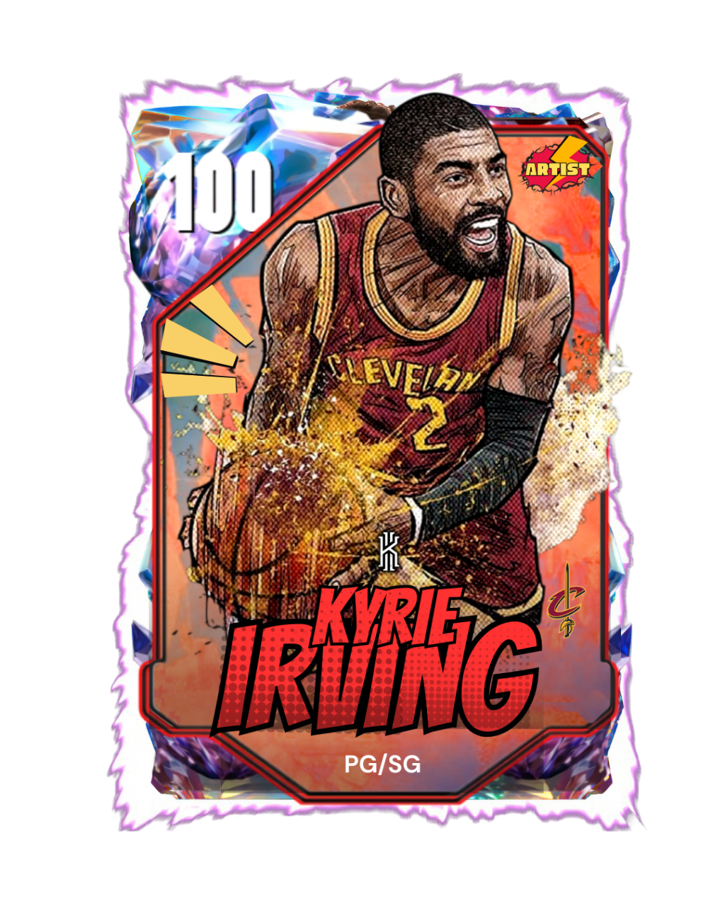 NBA 2K25 | 2KDB MyTEAM NBA 2K Custom Card (KYRIE) by Tonkatsu010