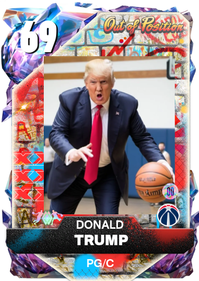 2KDB MyTEAM Database | NBA 2K Custom Card (Donald Trump) by gat | NBA 2K26