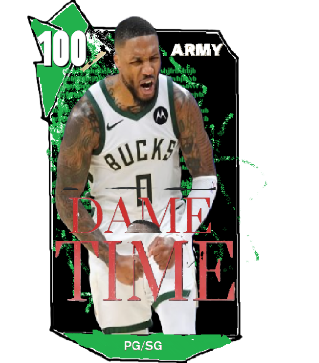 2KDB MyTEAM Database | NBA 2K Custom Card (dame time) by shane7 | NBA 2K26