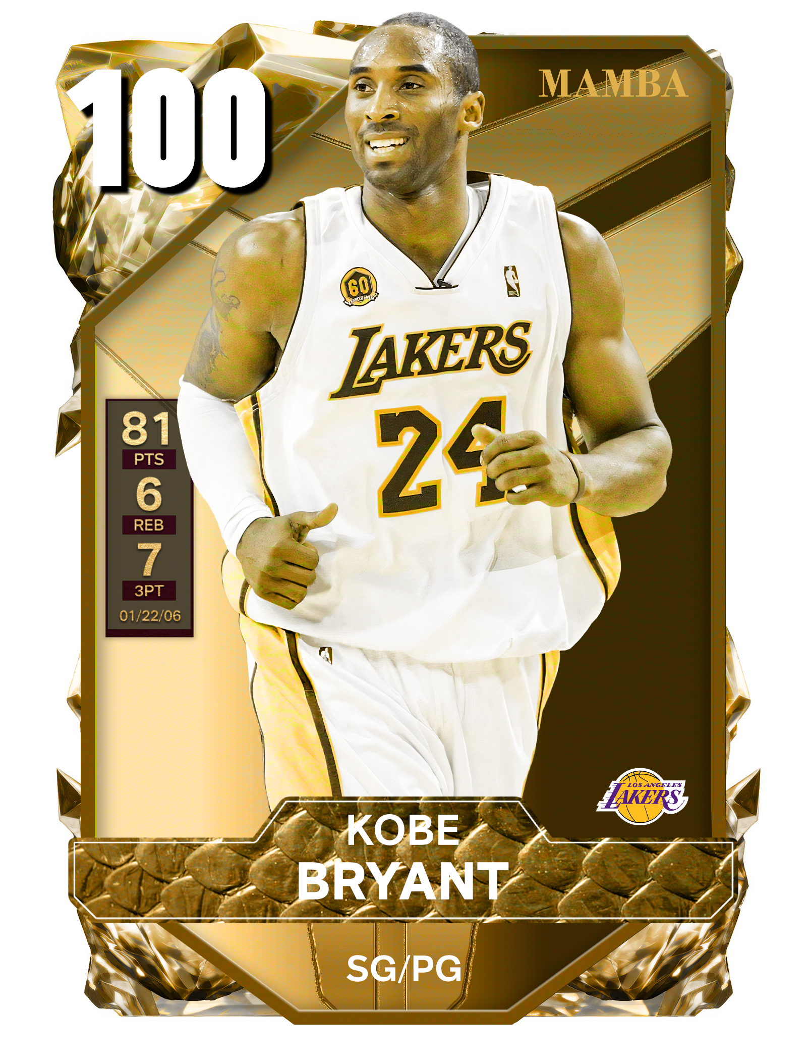 NBA 2K25 | 2KDB MyTEAM NBA 2K Custom Card ((RIP THE GOAT)) by Cade_Fx