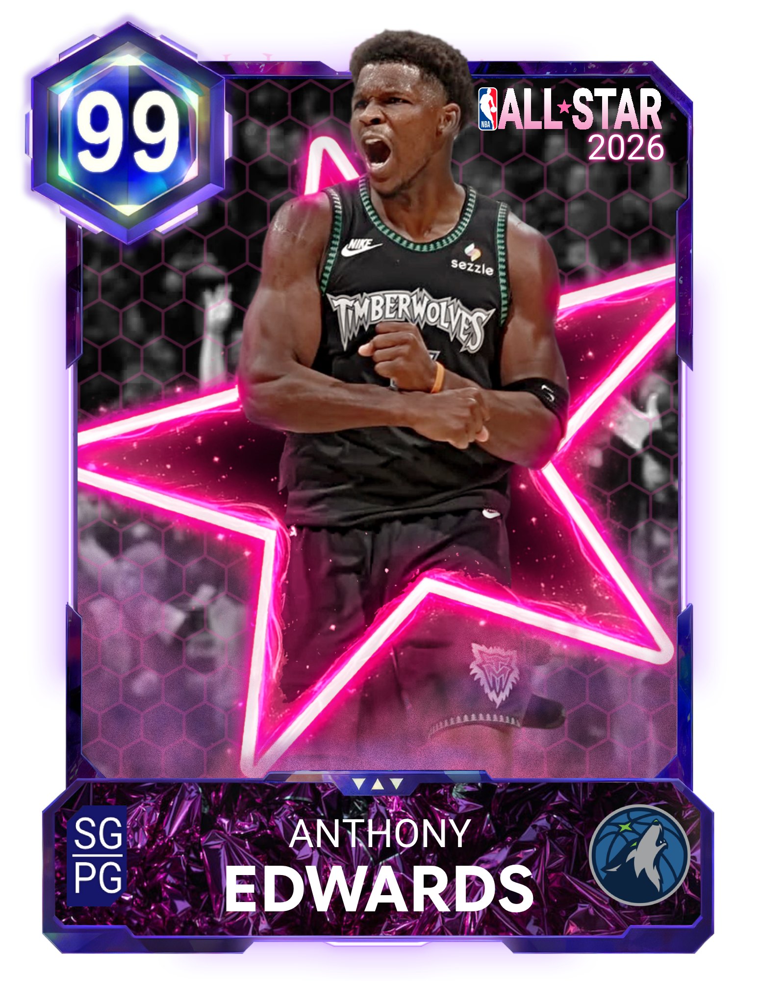 2KDB MyTEAM Database | NBA 2K Custom Card (All-Star ANT) by ...