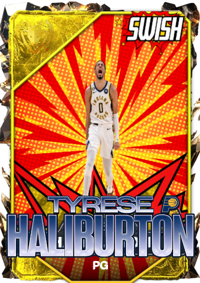 2KDB MyTEAM Database | NBA 2K Custom Card (Tyrese Haliburton) by NBA ...