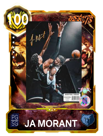 2KDB MyTEAM Database | NBA 2K Custom Card (Ja Morant) by Y2K_marley ...