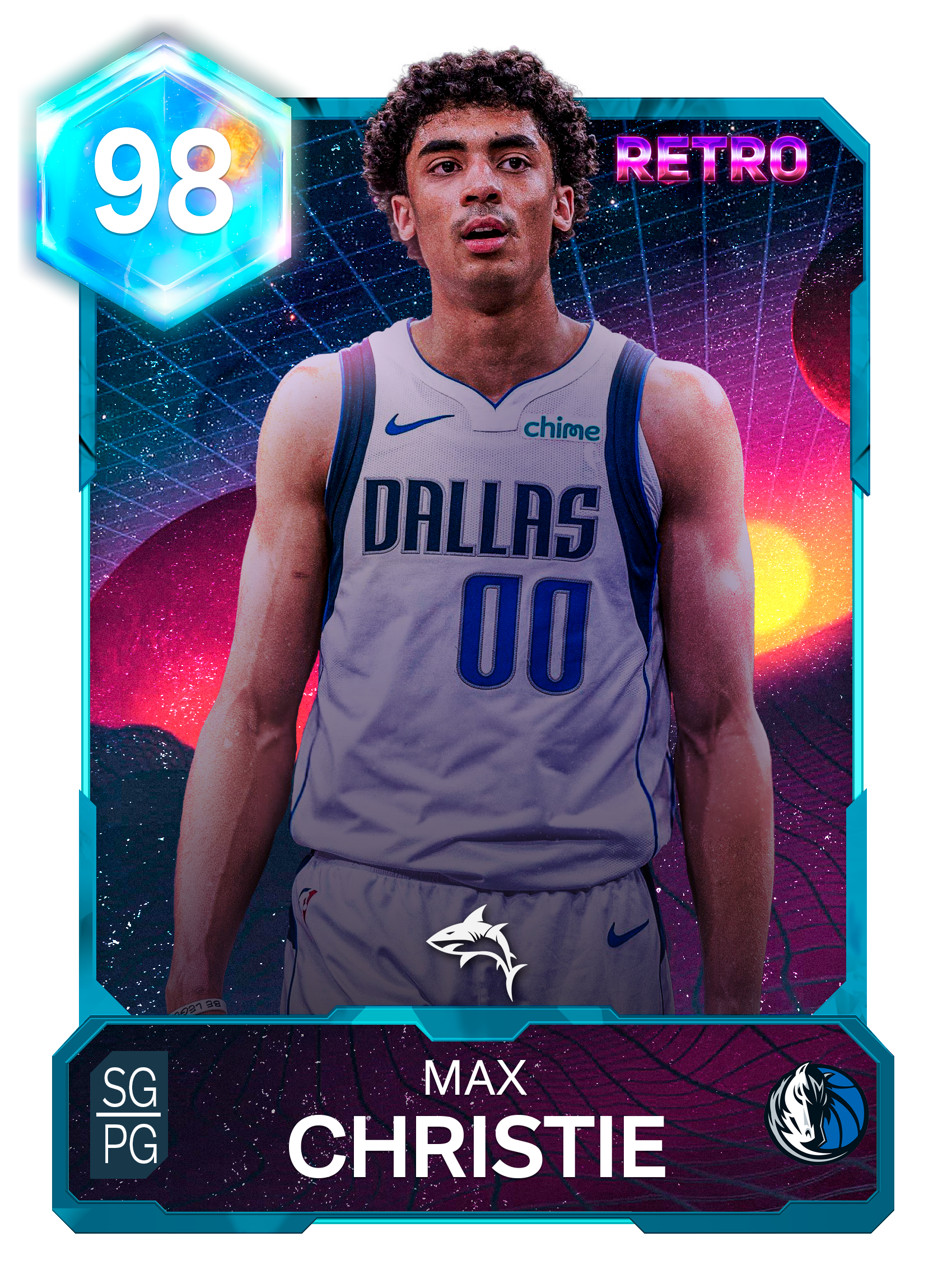 2KDB MyTEAM Database | NBA 2K Custom Card (Retro) by Shark | NBA 2K26