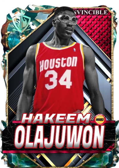 2KDB MyTEAM Database | NBA 2K Custom Card (invincible hakeem) by ...