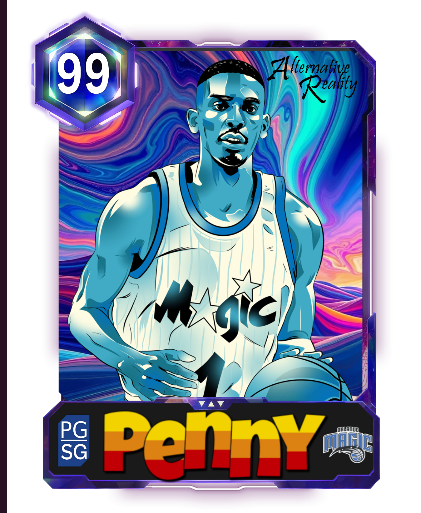 2KDB MyTEAM Database | NBA 2K Custom Card (Penny Hardaway) by ...