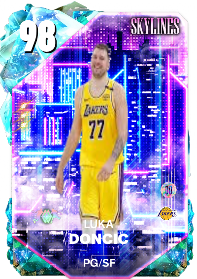 NBA 2K25 | 2KDB MyTEAM NBA 2K Custom Card (Luka card) by Darius Garland