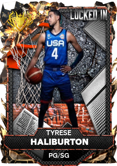 2KDB MyTEAM Database | NBA 2K Custom Card (Tyrese Haliburton) by NBA ...